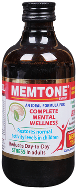 Memtone Syrup - Complete Mental Wellness formula , Reduces Stress 200m ...
