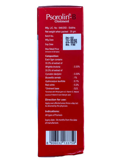 Psorolin ointment Assists in the management of psoriasis help reduce i ...